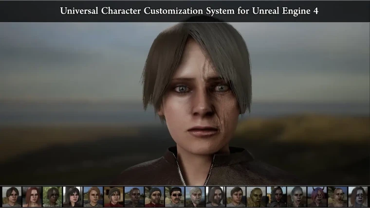 Universal Character Customization System - Unreal Engine Asset | Assetsue