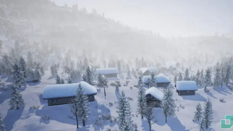 Low Poly Snow Forest - Unreal Engine Asset | Assetsue